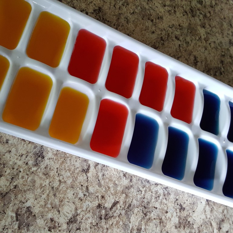 Color Mixing with Ice – Stay-at-Home Science