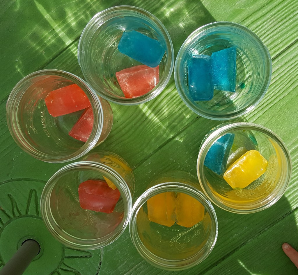 Color Mixing with Ice – Stay-at-Home Science