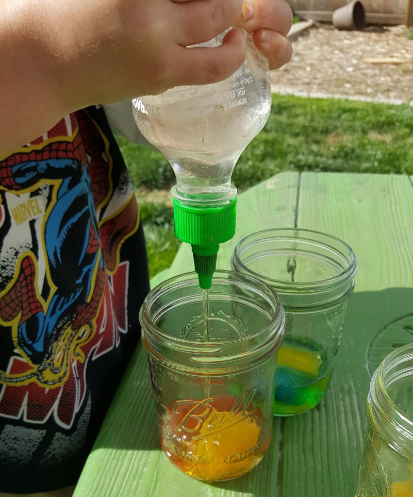 Color Mixing with Ice – Stay-at-Home Science